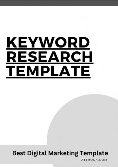 Free Keyword Research Template for Marketers | Attrock